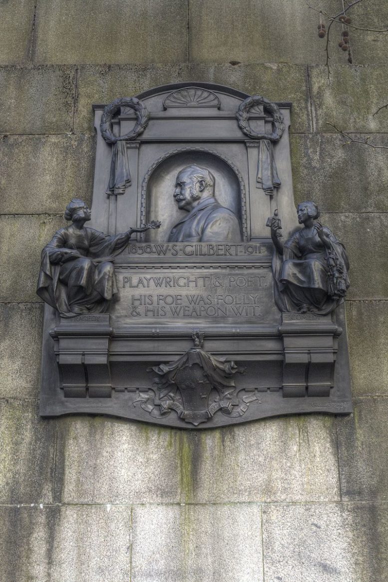 Memorial to W.S. Gilbert